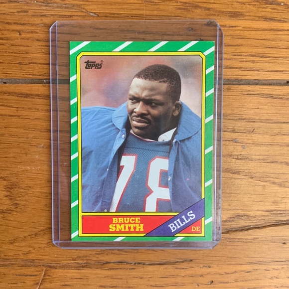 Topps | Toys | Bruce Smith Rookie Card 986 Topps 389 | Poshmark